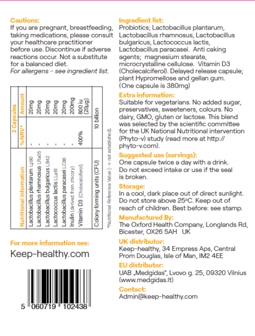 Product Formulation and Technical info | YourGutPlus+ | Buy Your Gut ...